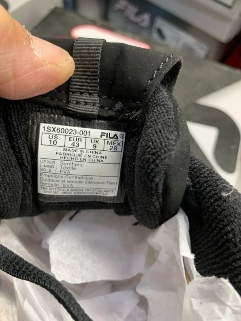 Shoes | Fila Disruptor Se 1sx6023001 Triple Black Athletic Men Shoes ...